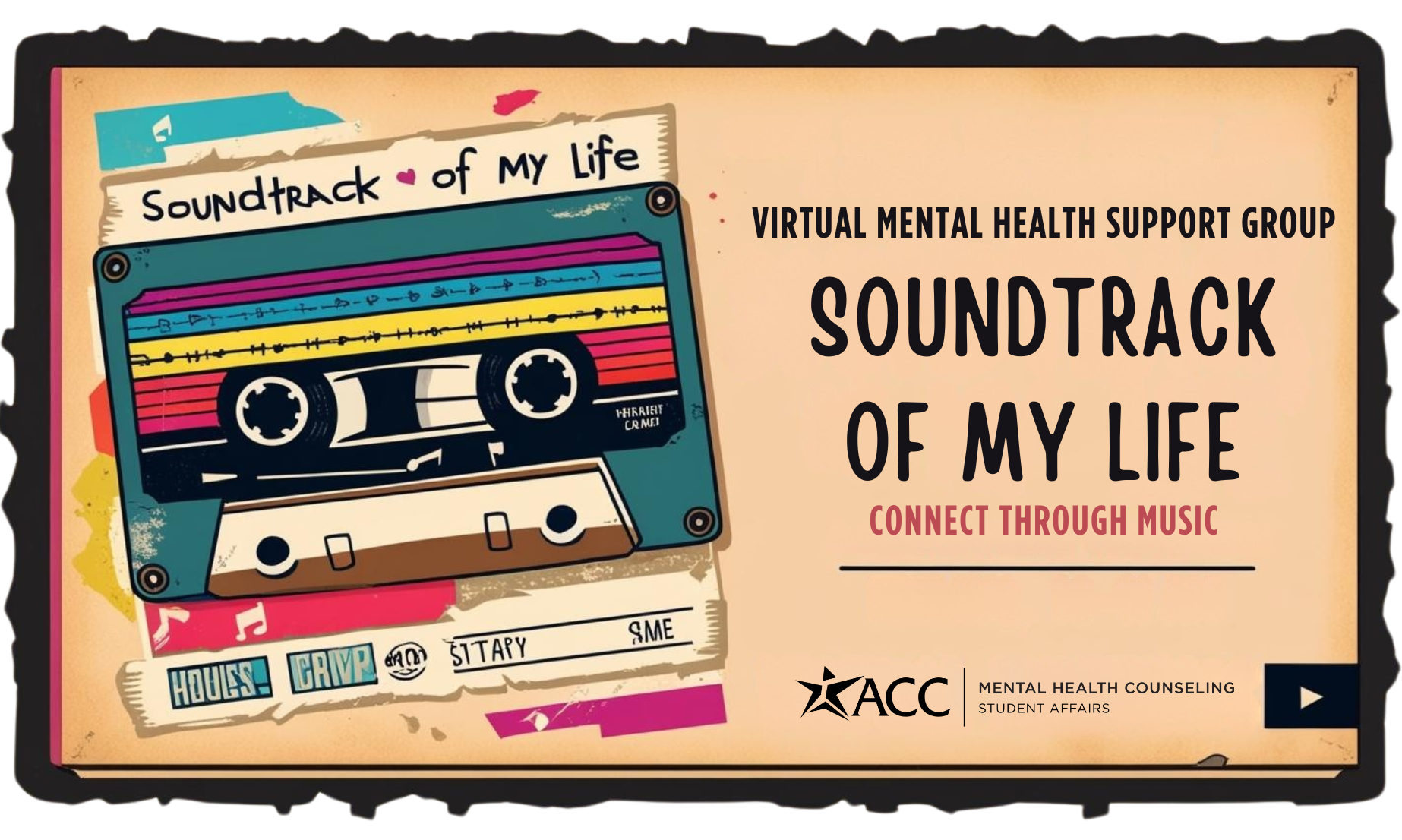 Soundtrack of My Life | Join ACC’s Virtual Mental Health Counseling ...