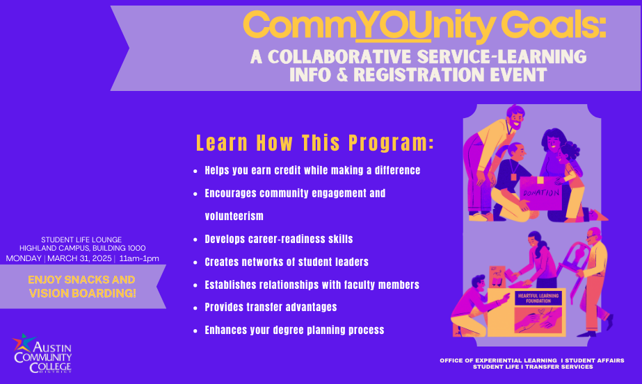 CommYOUnity Goals: A Collaborative Service-Learning - Student Infohub ...